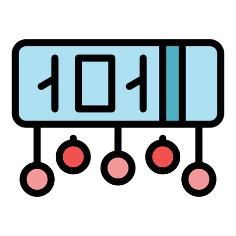 Password Cipher Icon Color Outline Vector 15064276 Vector Art At Vecteezy