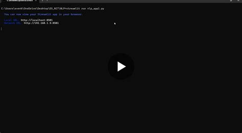 Streamlit Nlp Tool Extract Insights From Text Venkatesh Eenepalli Posted On The Topic Linkedin