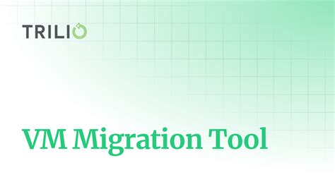 Vm Migration Tool Trilio For Openstack