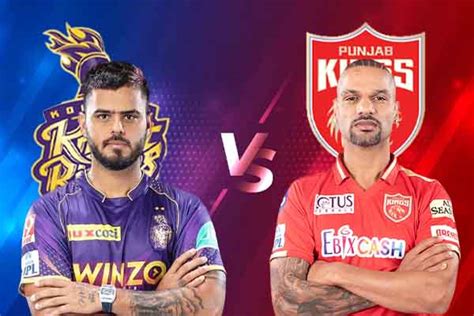 Ipl 2023 Kolkata Knight Riders Vs Punjab Kings 53rd Match