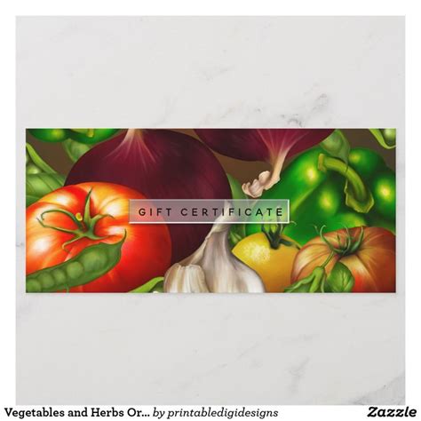 Vegetables And Herbs Organic Food T Certificate Organic Food Ts