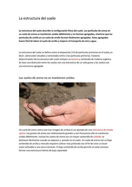 Estructura Del Suelo Brenda UDocz