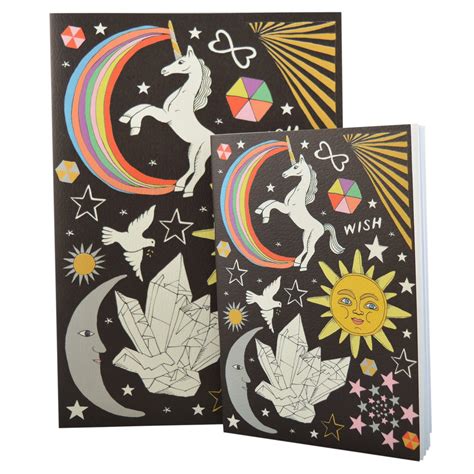 Celestial A4 Notebook Rosie Wonders