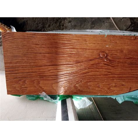 Jual Lisplangpapan Motif Serat Kayu Warna Coklat 15 Meter Custom