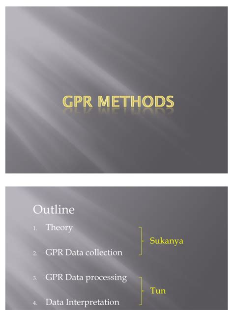 Gpr Data Processing Pdf