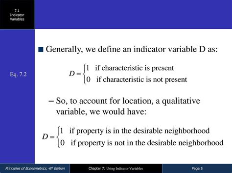 Using Indicator Variables Ppt Download