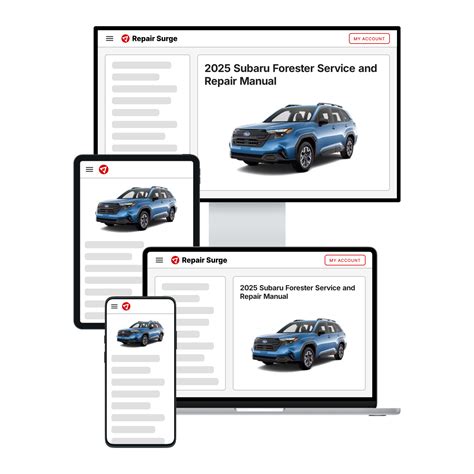 2025 Subaru Forester Service And Repair Manual Repair Surge