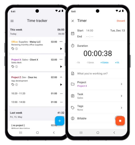 Hours Tracker App Android Clockify 100 Free Android Time Tracking App