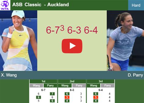 Xiyu Wang Prevails Over Parry In The Quarter To Clash Vs Svitolina At