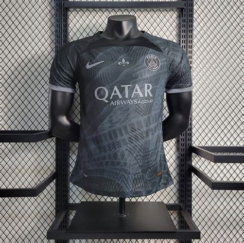 Paris Saint Germain Noir Version Du Joueur Speciale 2023 2024