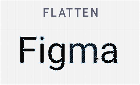 Convert Text To Vector Paths Figma Learn Help Center