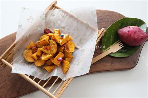 고구마 맛탕 쫀득하게 만드는 법 따로있죠~ 네이버 블로그