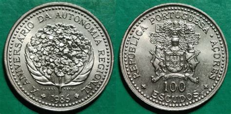 Azores 100 Escudos 1986 10th Anniversary Of Azores Autonomy UNC