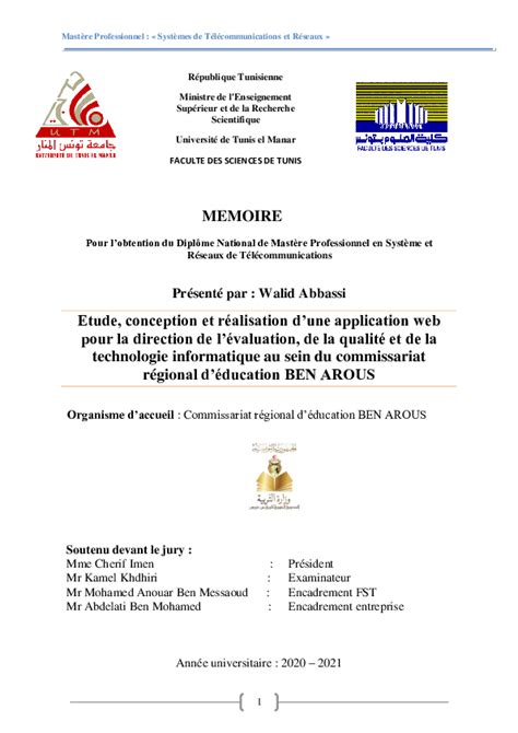 Pdf Etude Conception Et Réalisation Dune Application Web
