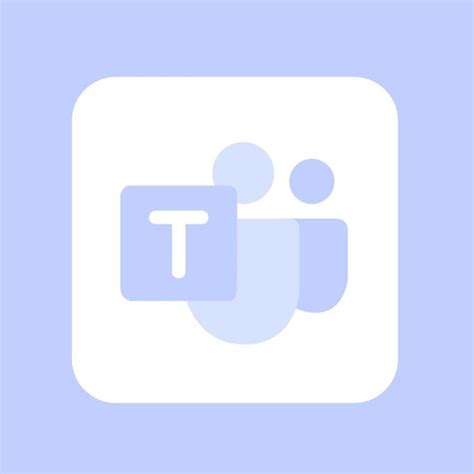 Blue Purple Microsoft Teams Icon App Icon Iphone Photo App Ios App