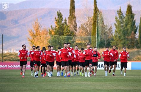 საქართველოს ნაკრები ერთა ლიგის მატჩებისთვის მზადებას აგრძელებს