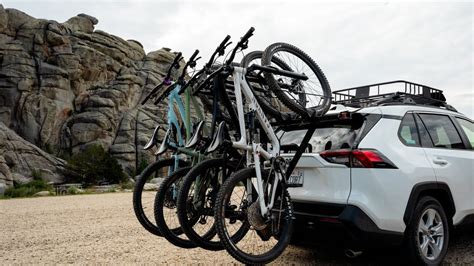 2020 Toyota Rav4 Alta 45er Bike Rack With Short Hitch And Kick Out