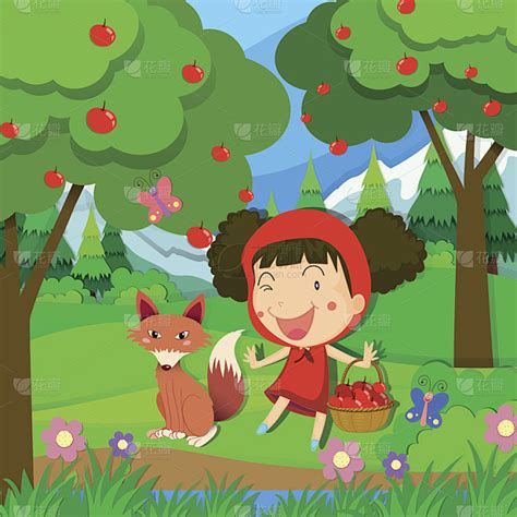 穿红衣服的小女孩是狼