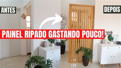 DIY Como Fazer Painel Ripado De Madeira Plantas Em Casa