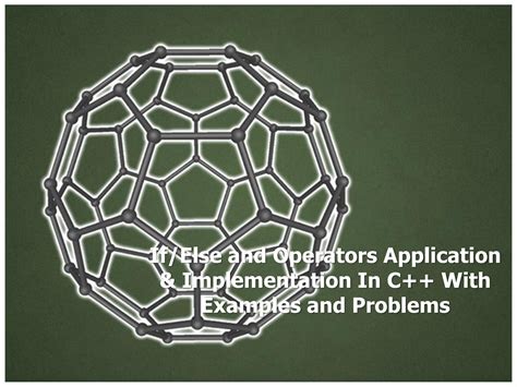 SOLUTION Part If Else And Operators Application And Implementation In C With Examples And