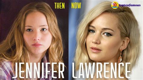 Jennifer Lawrence Then And Now A Talent Actress Of The United States