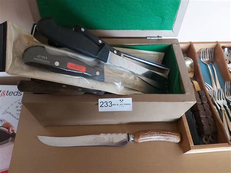 Cutlery And Knife Assortment Beck Auctions Inc