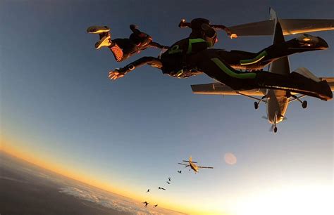 TBS Attempt Sunset Exit By Krisan Fischer FB Skydive Ramblers