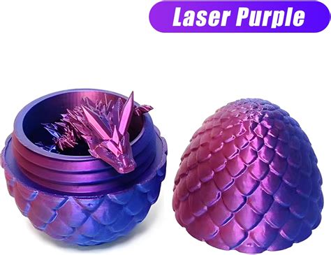 3d Printed Dragon Egg Crystal 3d Dragon Fidget Toys For Adult