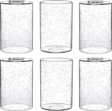 Skelang Clear Glass Shade Light Shade With Crackle Lampshade With 1 5