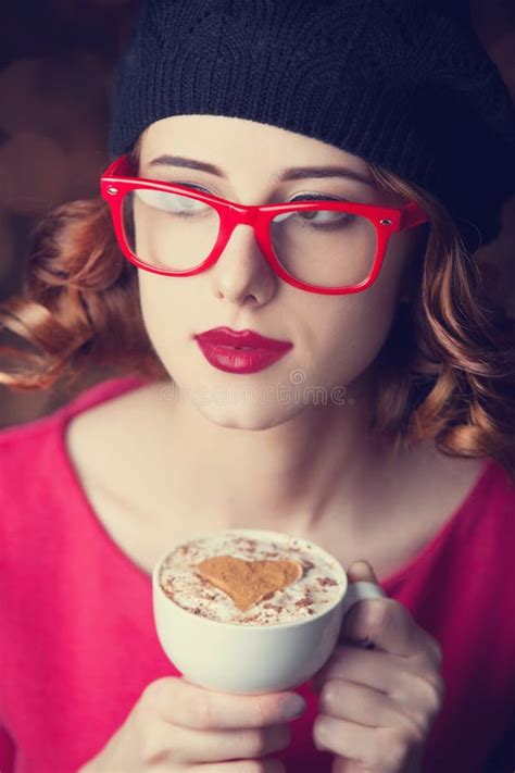 Redhead Girl In Glasses Stock Image Image Of Brown Lover 36470301