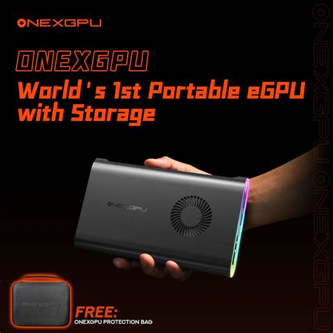 Onexgpu Amd Radeon Rx 7600m Xt 8gb Gddr6 M 2 2280 Nvme Ssd Egpu Onexgpu Protection Bag