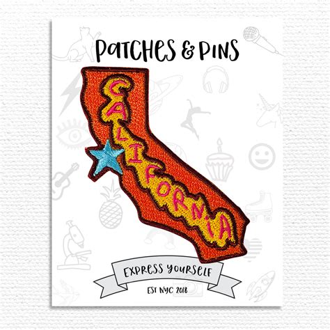 California State Patch — Patches And Pins Fun Products