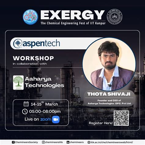 Thota Sivaji On Linkedin Aspenhysys Iitkanpur Processsimulation