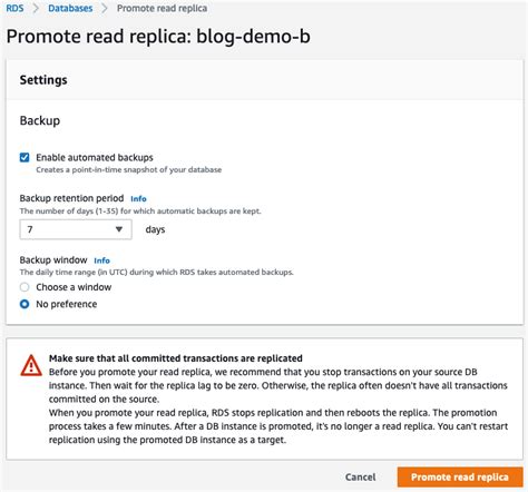 alternatives to the oracle flashback database feature in amazon rds for