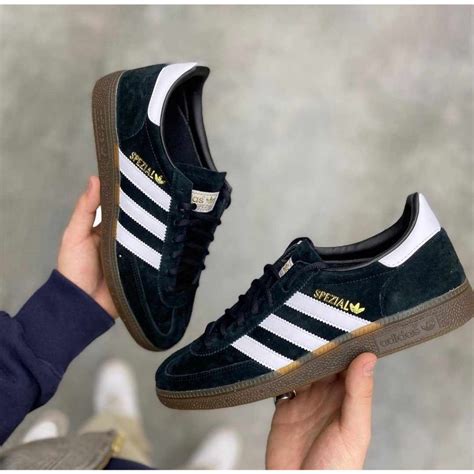 Adidas Handball Spezial 三葉草 愛迪達 黑色運動休閒鞋 膠底 麂皮 Db3021 蝦皮購物