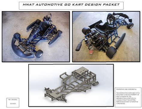 Racing Go Kart Frame Blueprints