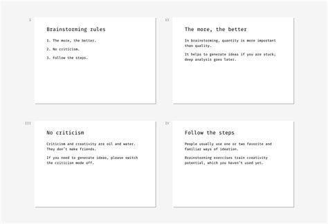 Brainstorming Exercises