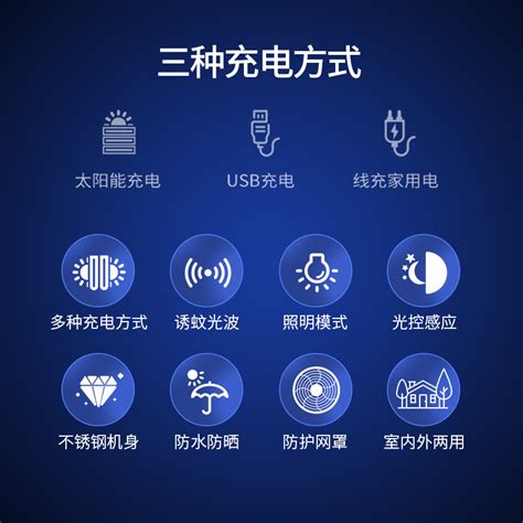 太阳能灭蚊灯户外防水除蚊庭院花园别墅诱蚊灯商用驱蚊杀蚊子神器 虎窝淘