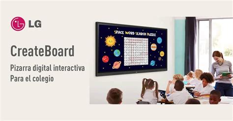 Pizarra Digital Interactiva Lg Createboard Para Aula Y Oficina Timeline Pro Av
