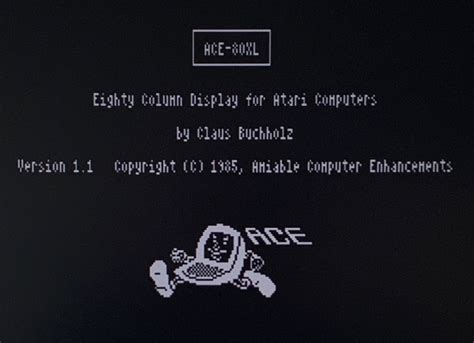 Program In 80 Columns Of Text On Your Atari 8 Bit Computer With The Ace 80 Cartridge 5 10 Mins