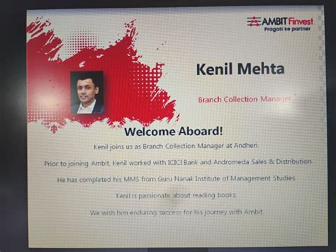 Kenil Mehta Posted On Linkedin