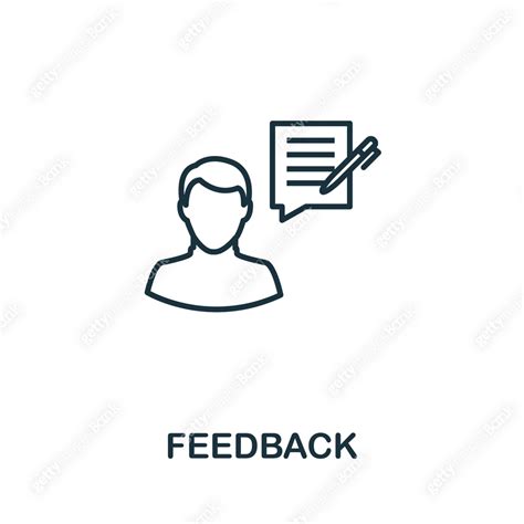 Feedback Outline Icon Thin Line Concept Element From Customer Service Icons Collection