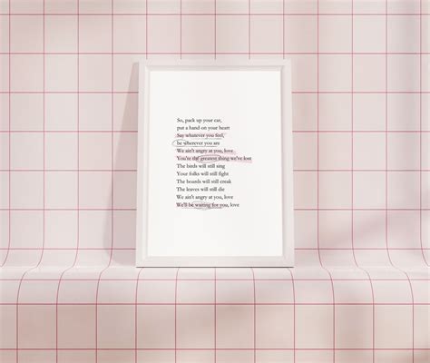 Noah Kahan Youre Gonna Go Far Annotated Lyrics Stick Season Printable
