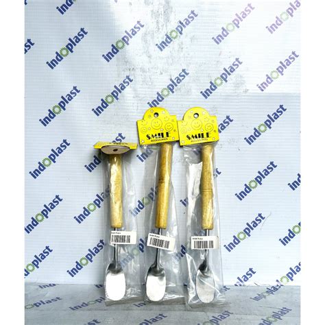 Jual Sutil Kue Mini Spatula Mini Sodet Kecil Gagang Kayu Sutil