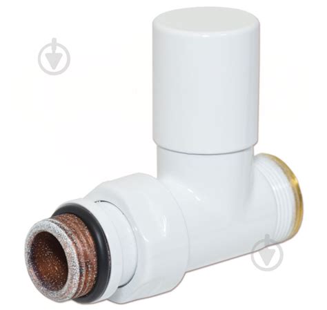 ᐉ Кран радиаторный Carlo Poletti Compact 12 х 24 19 белый V150511ef • Купить в Киеве Украине