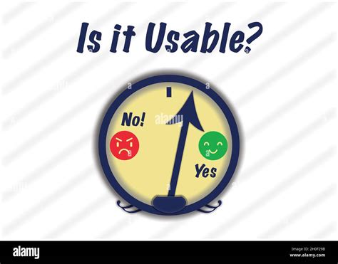 An Infographic Visualizing Usability Stock Photo Alamy