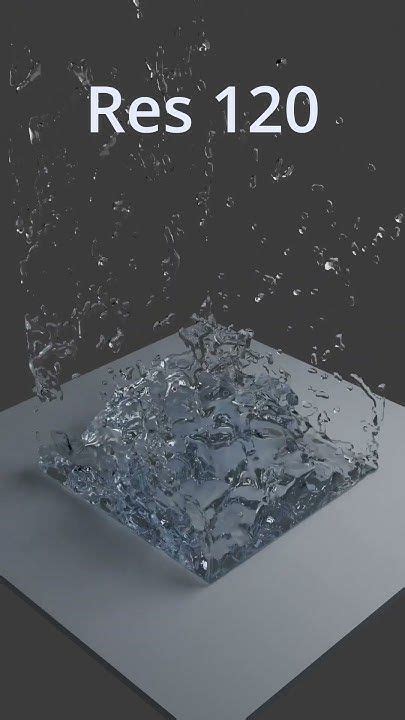 Blender Water Simulation Blender Blender3d Satisying Blender