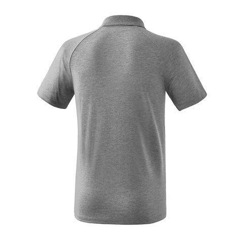 Erima Essential 5 C Poloshirt Grau Schwarz Poloshirt