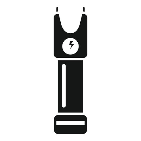 Tazer Icon Simple Vector Taser Gun 15017152 Vector Art At Vecteezy