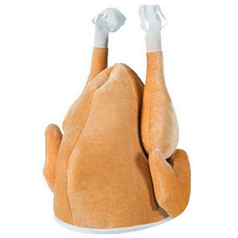 Thanksgiving Turkey Hat Adult Party Costume Plush Vicedeal